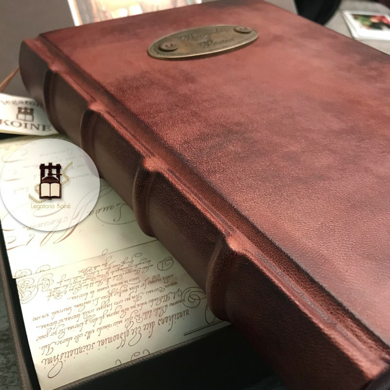 An authentic intimate diary. Old style, 100% leather, all yours.
